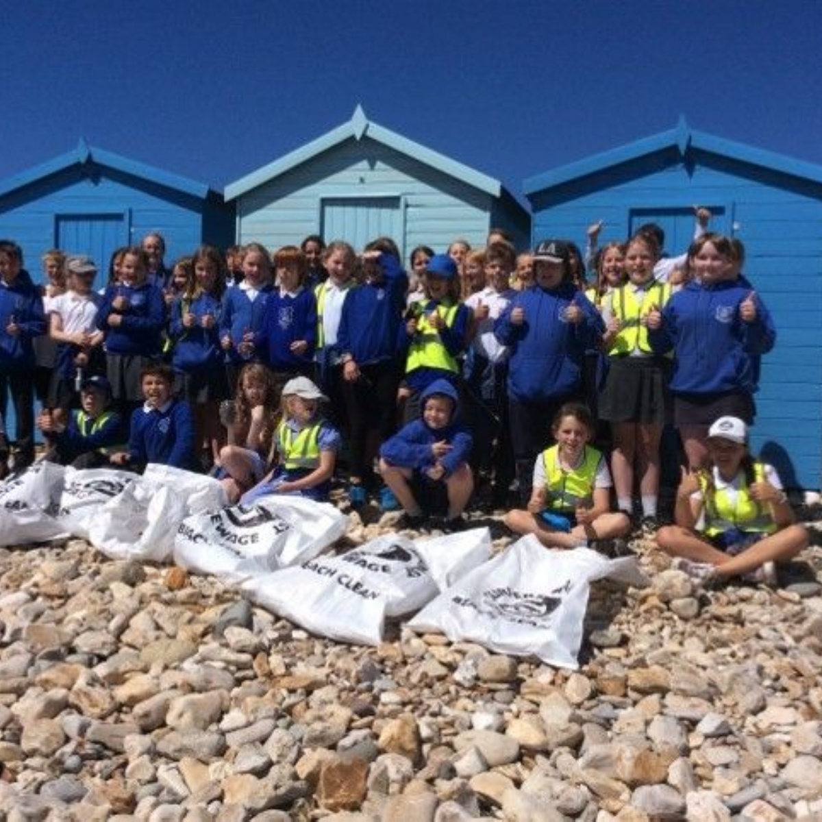 Charmouth Primary School - Beach Clean